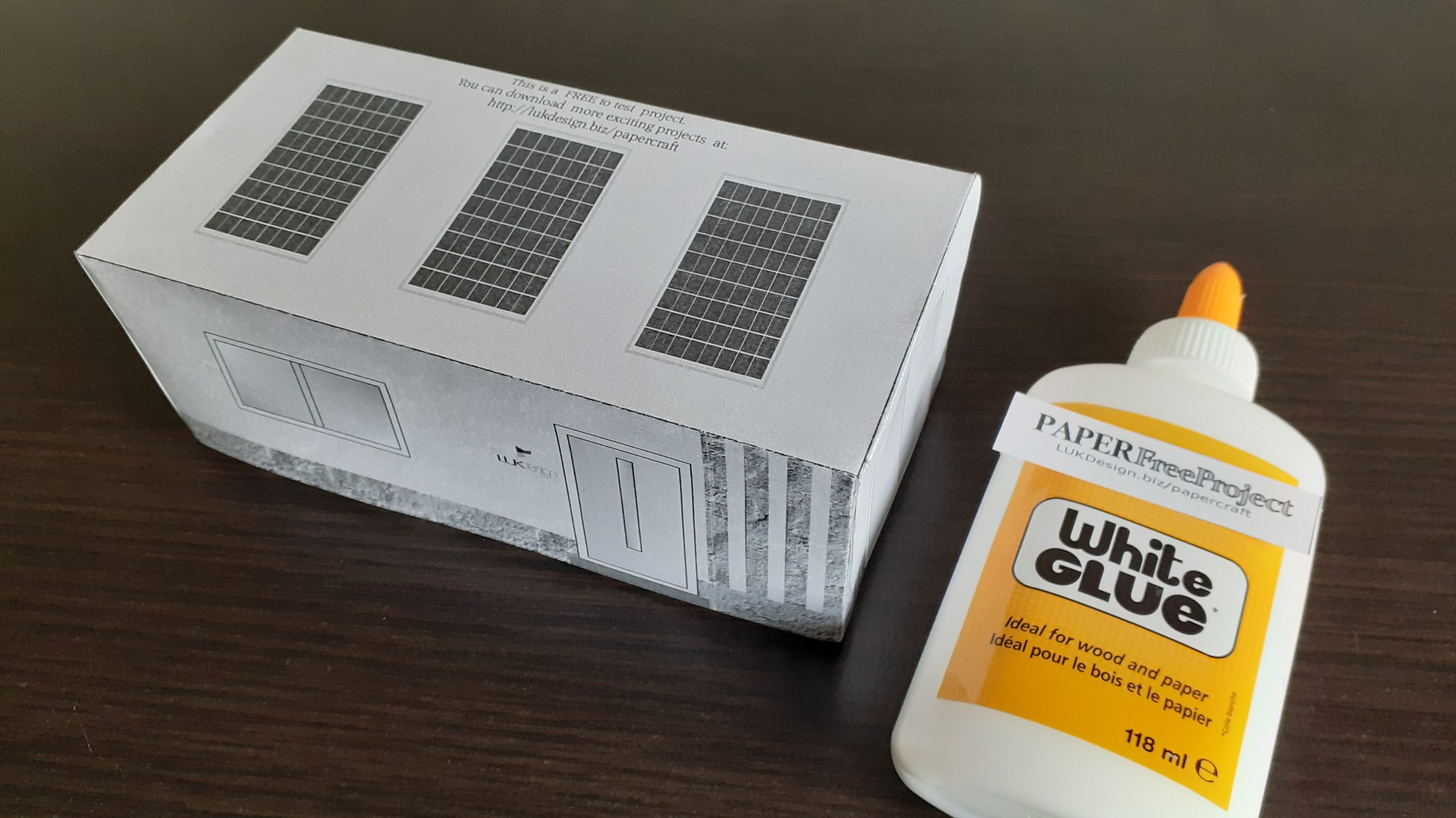 How to Make a 3D Paper Model of a House - Papercraft