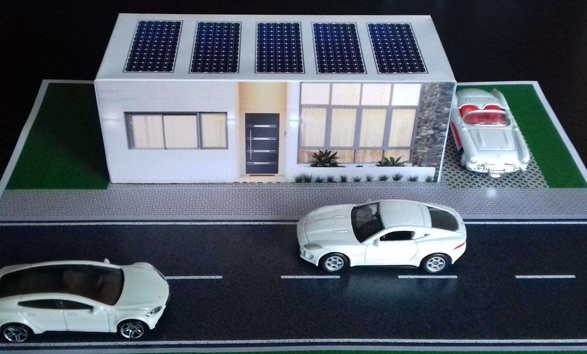 Project House Modern 03 download - Papercraft