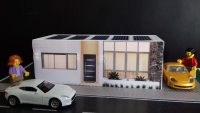 Project House Modern 03 download - Papercraft